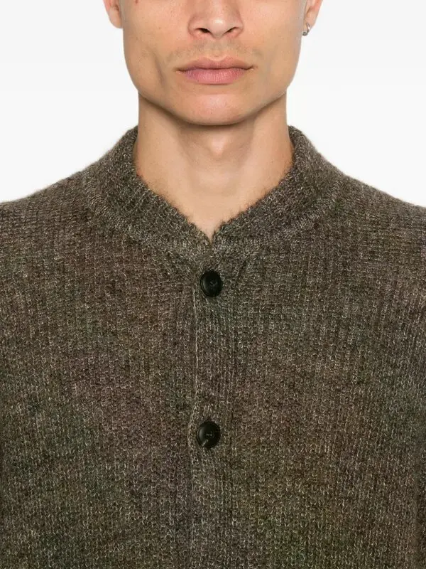 Giorgio Armani Rib-trimmed Button-up Cardigan