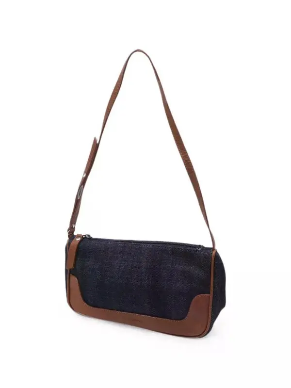 Dolce & Gabbana 2010-2020s Leather-trim Shoulder Bag