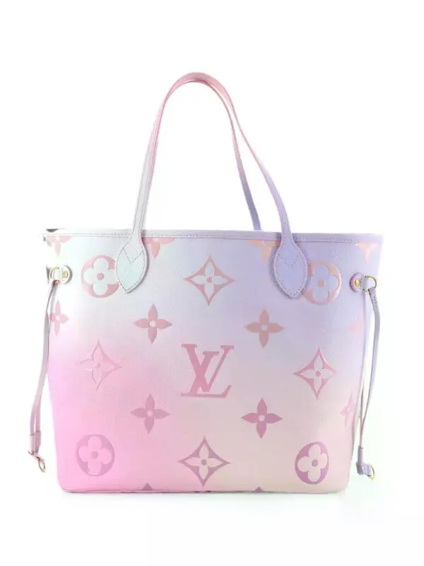 LOUIS VUITTON Neverfull Nm Spring In The City Monogram Giant Canvas Mm Tote Bag - Multicolour