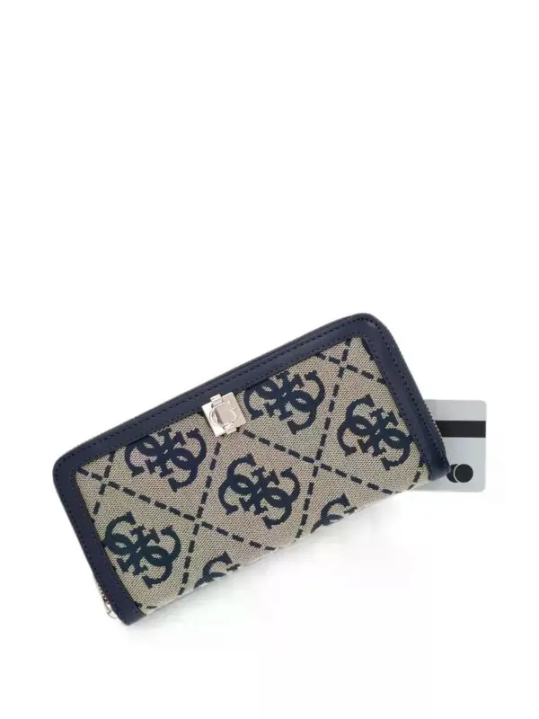 Guess Audrey Monogram-print Wallet