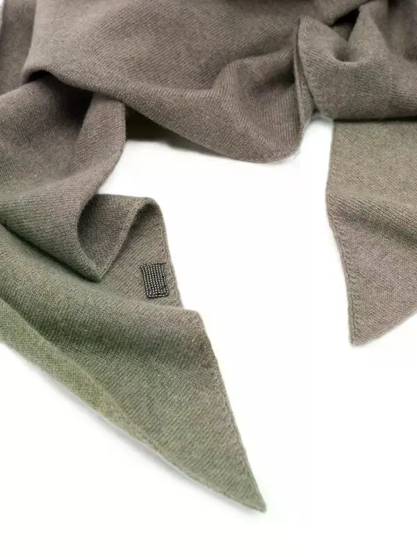 Brunello Cucinelli Embellished Cashmere Scarf