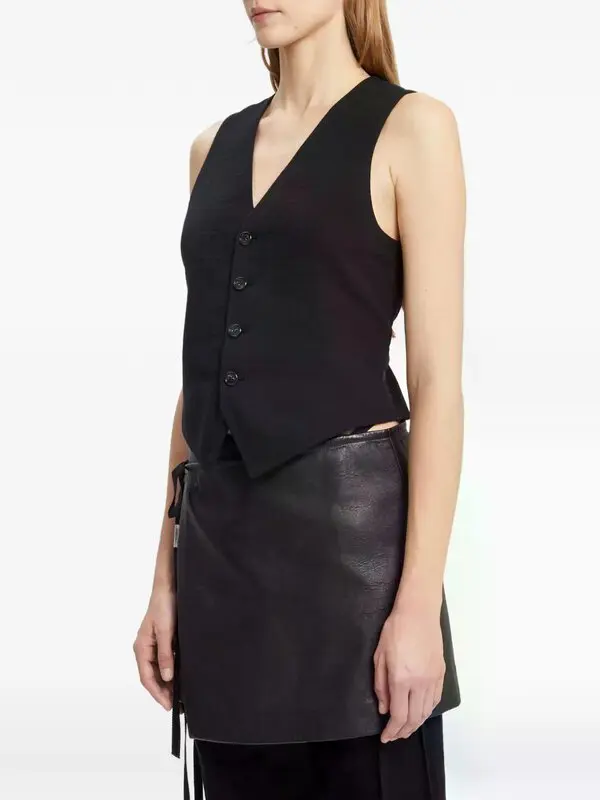ANN DEMEULEMEESTER Double Gauze Waistcoat
