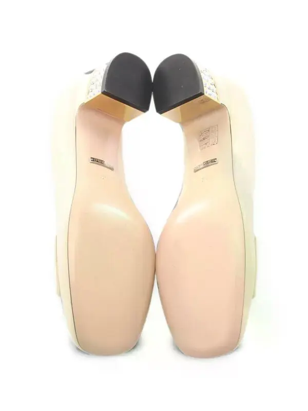 Gucci 2020s G Logo Rhinestone Pumps