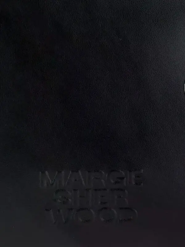 MARGESHERWOOD Small Logo-embossed Leather Shoulder Bag