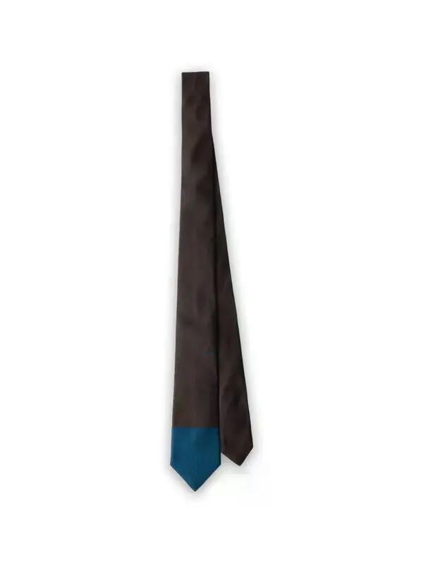 Prada Silk Tie - Brown