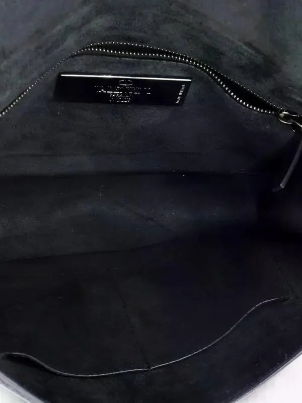 Valentino Garavani Glam Lock Leather Medium Shoulder Bag