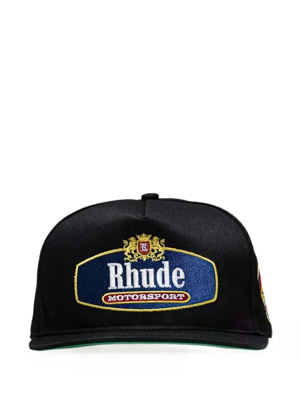 Rhude Racing Crest Baseball Cap - Black