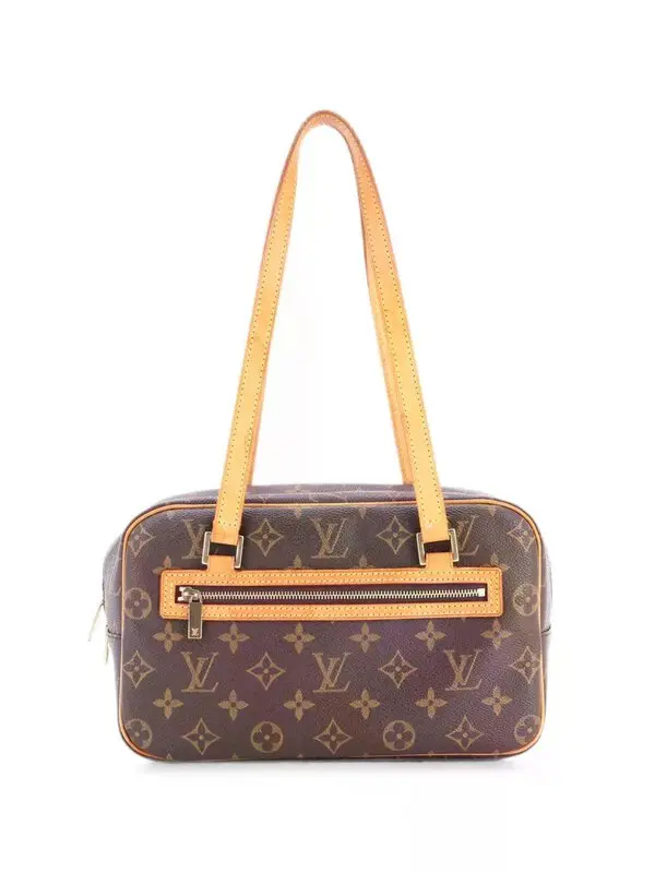 LOUIS VUITTON Cite Handbag Monogram Canvas Mm Shoulder Bag - Brown