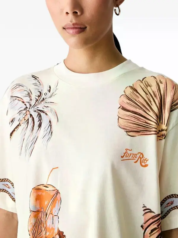 Farm Rio Graphic Print T-shirt