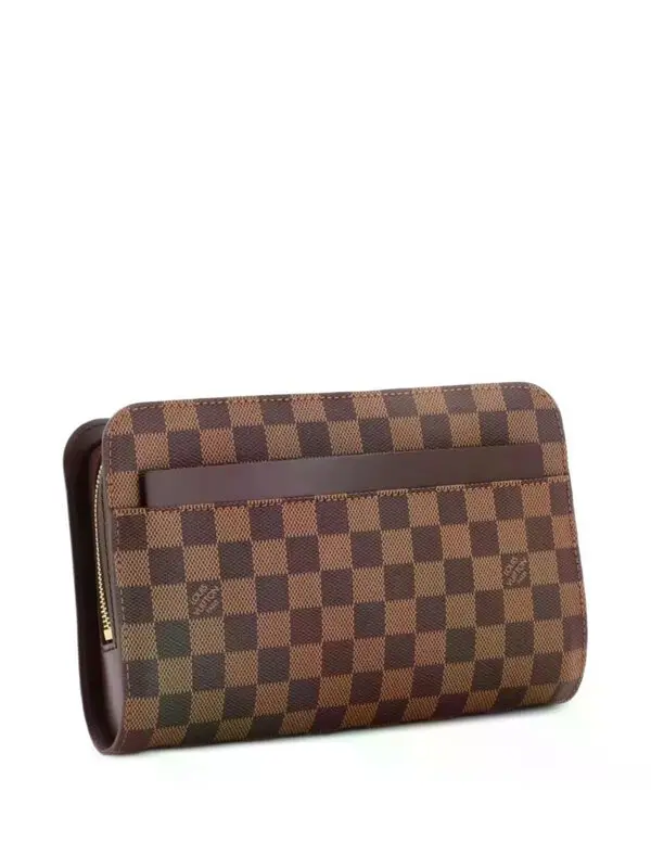 LOUIS VUITTON Pochette Saint Louis Damier Clutch Bag