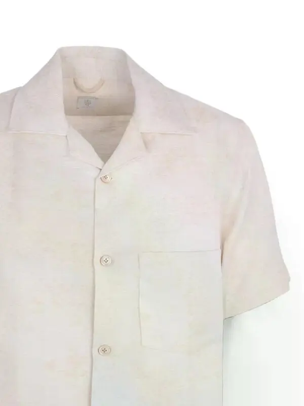 Eleventy Paisley-patterned Short-sleeve Shirt