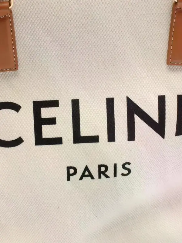 Celine Vertical Cabas Logo-print Tote Bag