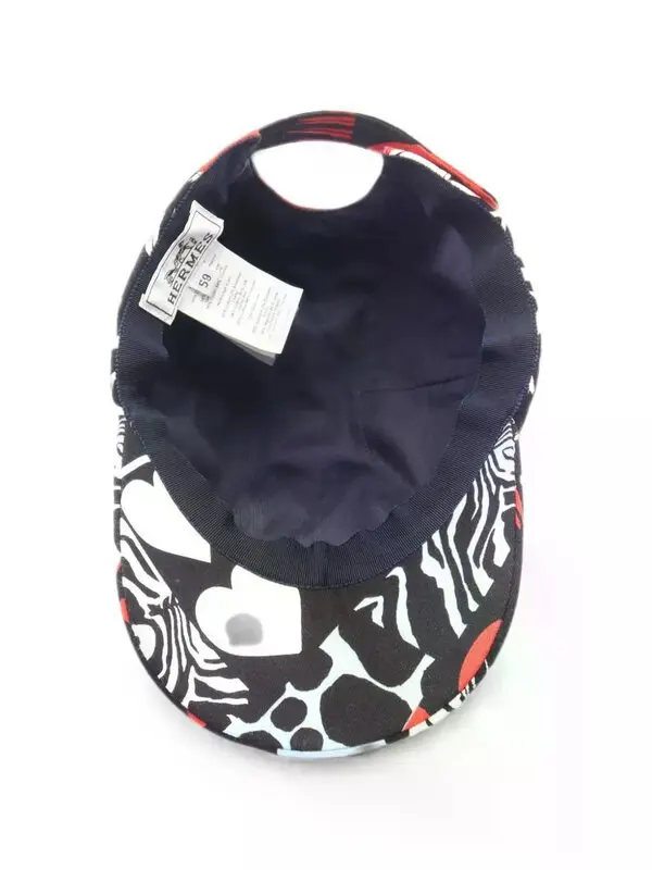 Hermès 2010s Davis Jungle Love Cap