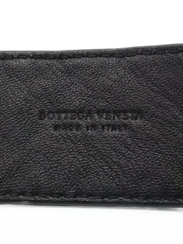 Bottega Veneta 2000s Intrecciato Checker Shoulder Strap