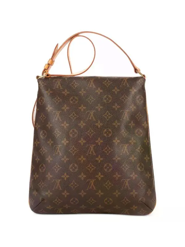 LOUIS VUITTON Gm Musette Salsa Monogram Canvas Shoulder Bag - Brown
