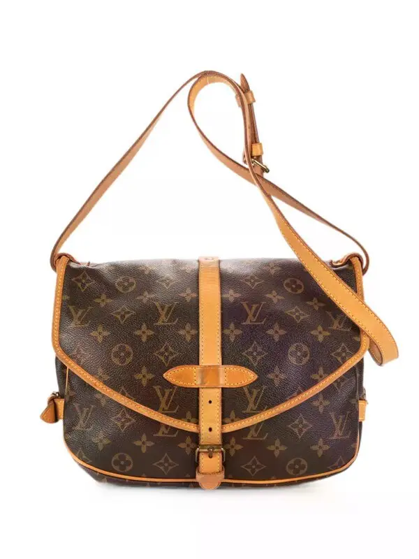 LOUIS VUITTON Pm Saumur Shoulder Bag - Brown