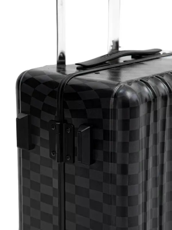 SPRAYGROUND Shark Mouth Checkered Suitcase