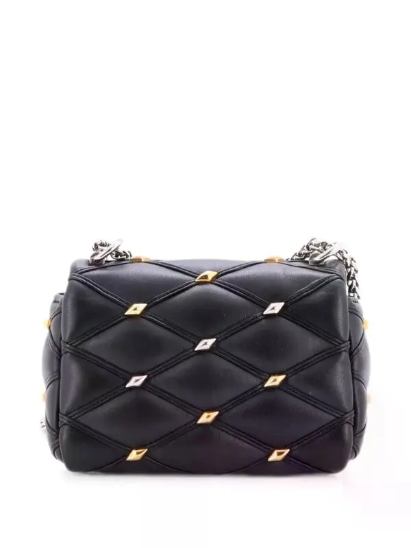 LOUIS VUITTON Studded Malletage Leather Shoulder Bag