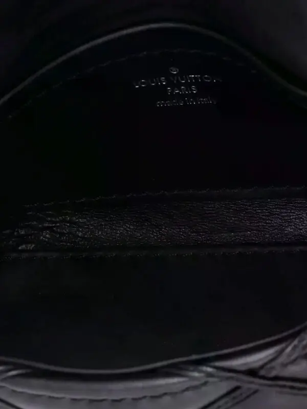 LOUIS VUITTON Studded Malletage Leather Shoulder Bag