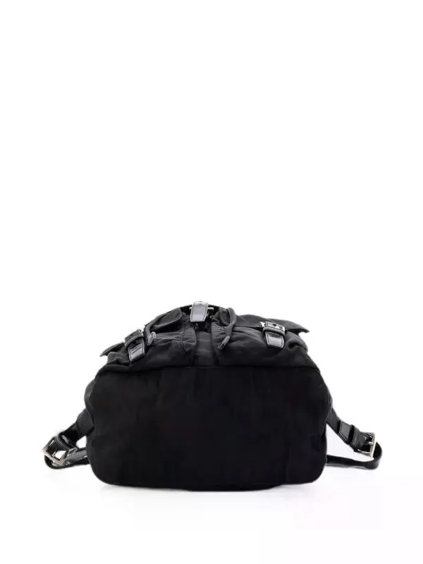 Prada Double Front Pocket Tessuto Small Backpack