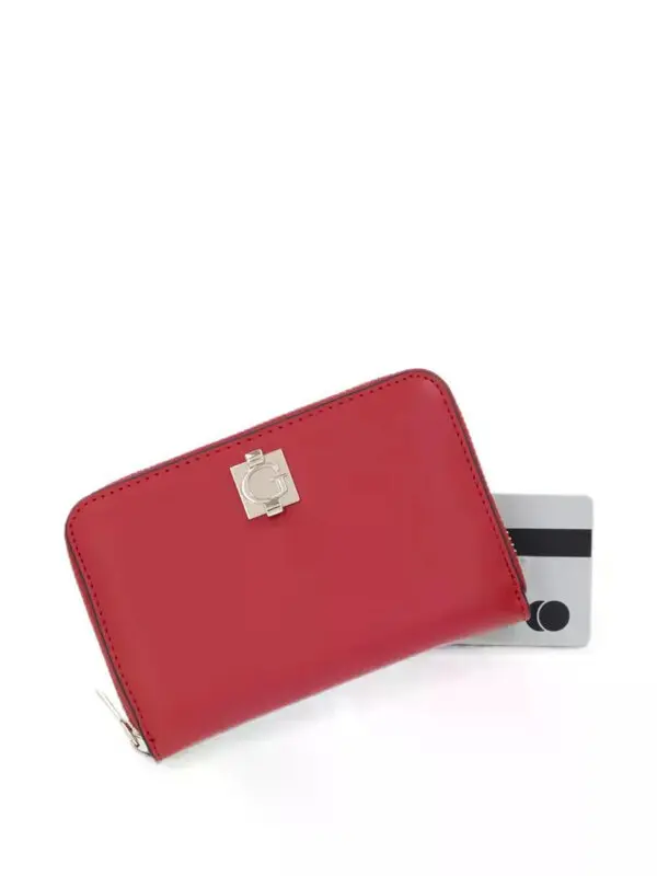 Guess Logo-plaque Zip-around Wallet