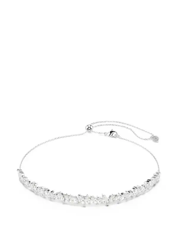 SWAROVSKI Crystal-embellished Adjustable Necklace - Silver
