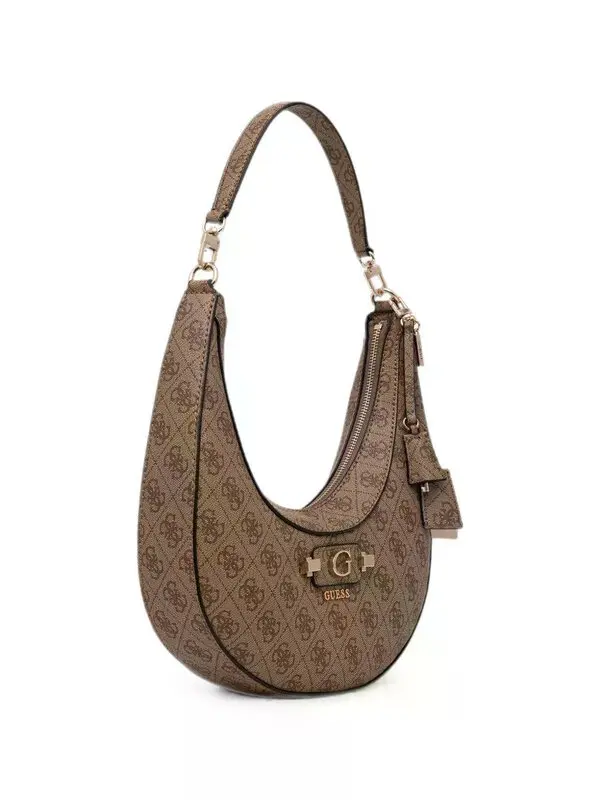 Guess Monogram-print Curved Tote Bag