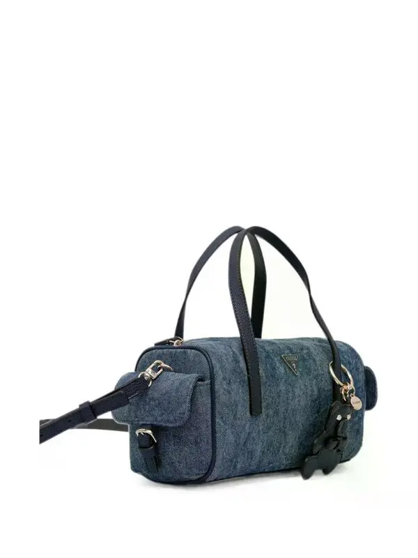 Guess Logo-plaque Bear-charm Tote Bag