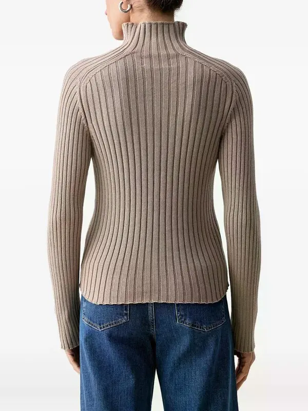 Marc O'polo Ribbed-knit High-neck Sweater