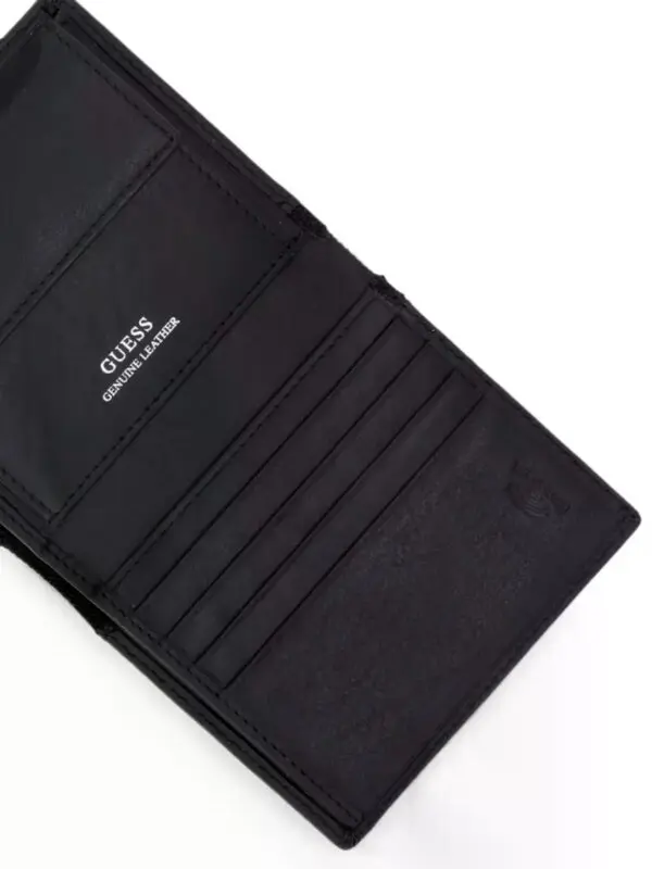 Guess Logo-plaque Bifold Wallet