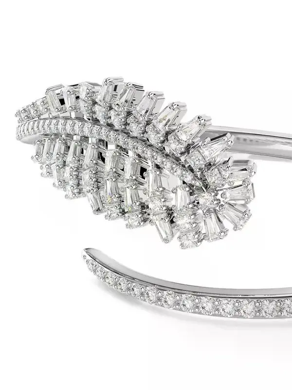 SWAROVSKI Crystal-embellished Leaf-motif Bracelet