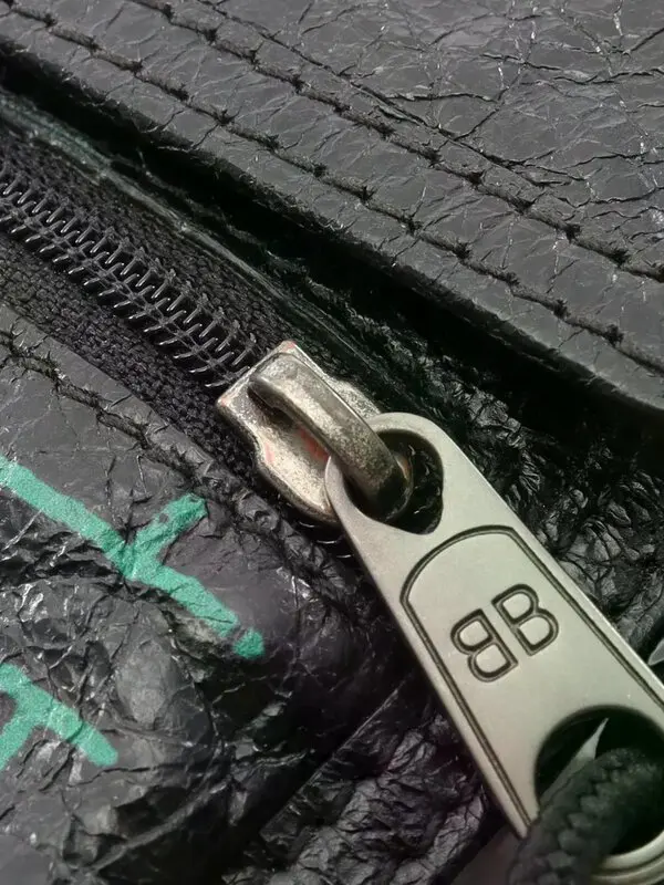 Balenciaga 2010s Explorer Graffiti Shoulder Bag