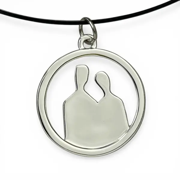 YENNY COCQ LLC Ycd Silhouette Couple Pendants - Brown