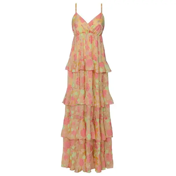 ANSE VICTORIN Carla Silk Dress Flower - Yellow