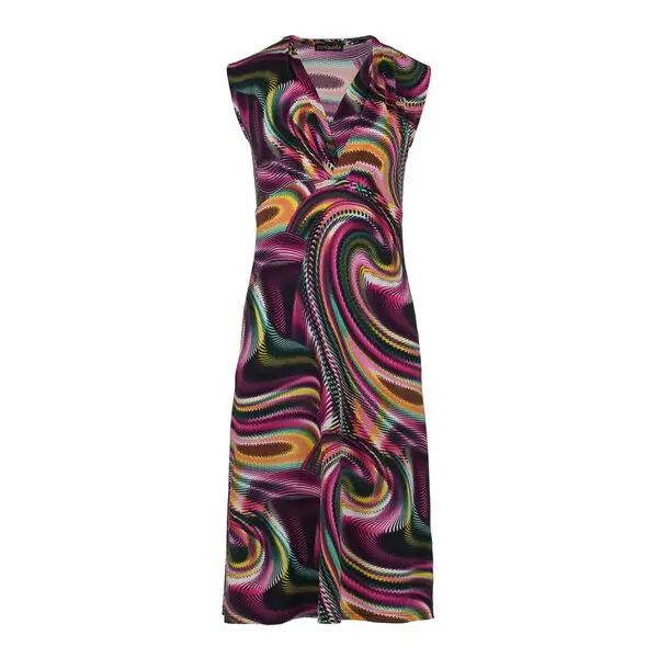 CONQUISTA Mulberry Stretch Jersey Empire Line Dress - Purple