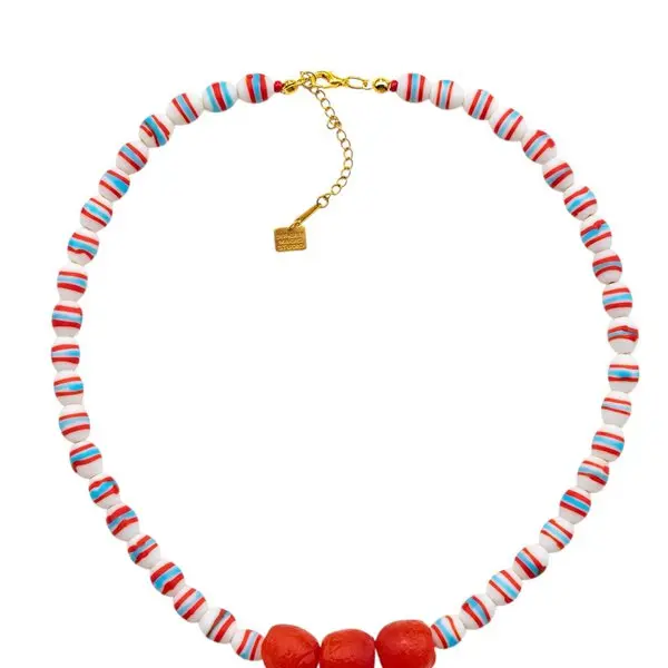 SUNSET MAGIC STUDIO Marine Striped Necklace Dear, Sunset