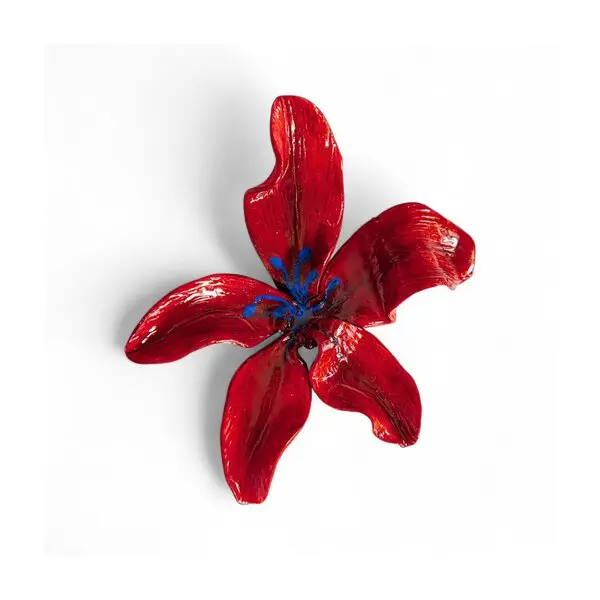 SUNSET MAGIC STUDIO Florise Big Floral Brooch - Red