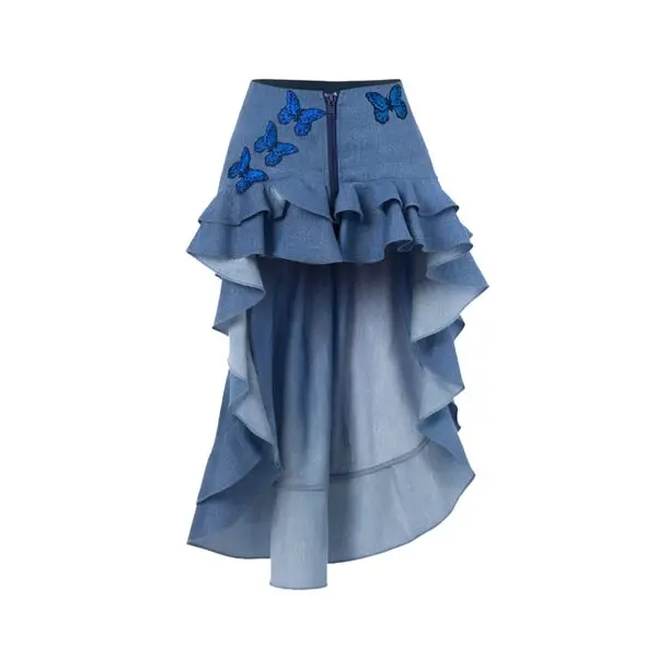 MAUI X LOLITA Princess High Low Skirt - Blue