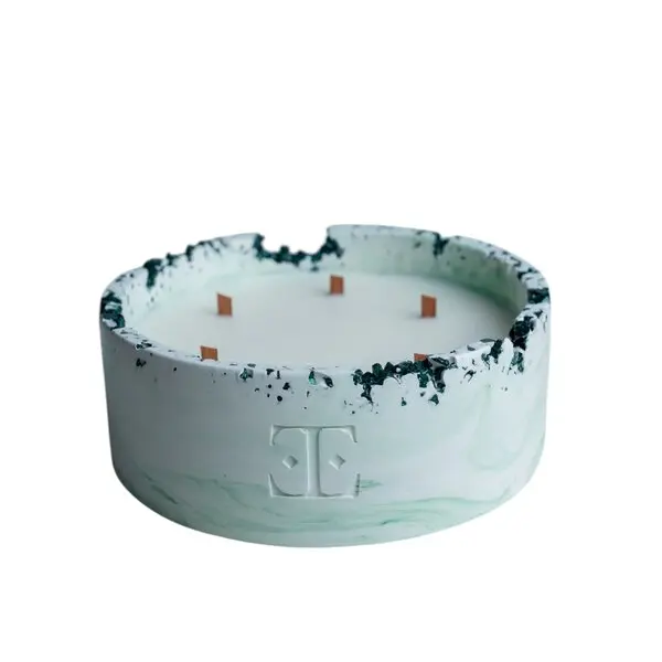 Esti Living Luna Collection Apple Frost Candle - Green