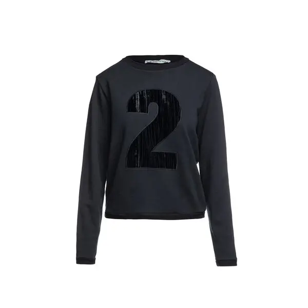 CONQUISTA Sporty Sweatshirt - Black