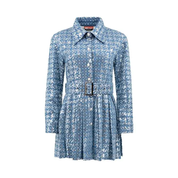 MAUI X LOLITA Michelle Sequin Denim Mini Dress