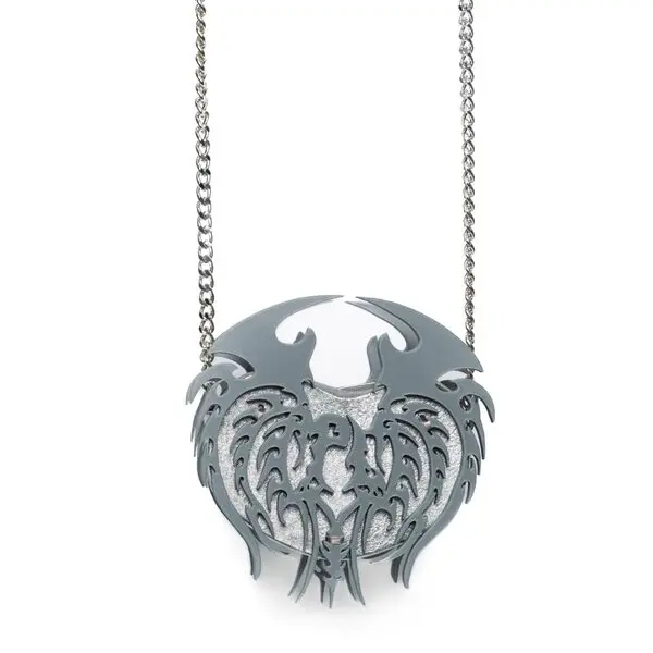 PALOMA LIRA Tribal Goth Handbag - Silver