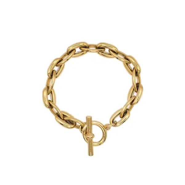 ISOLATED JEWELLERY Zarina T-bar Bracelet - Gold