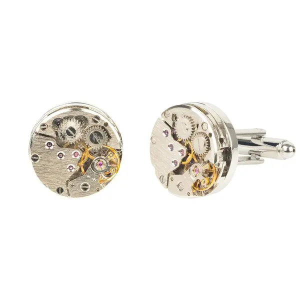 LATELITA Watch Movet Cufflink - Silver
