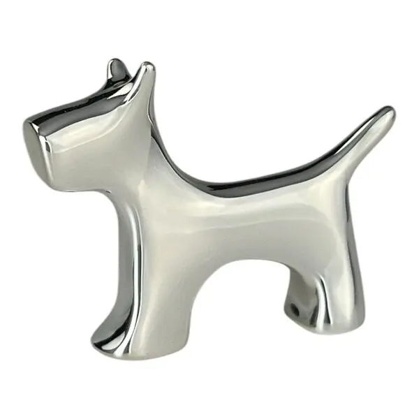 YENNY COCQ LLC Miniature Dog Sculpture - Silver