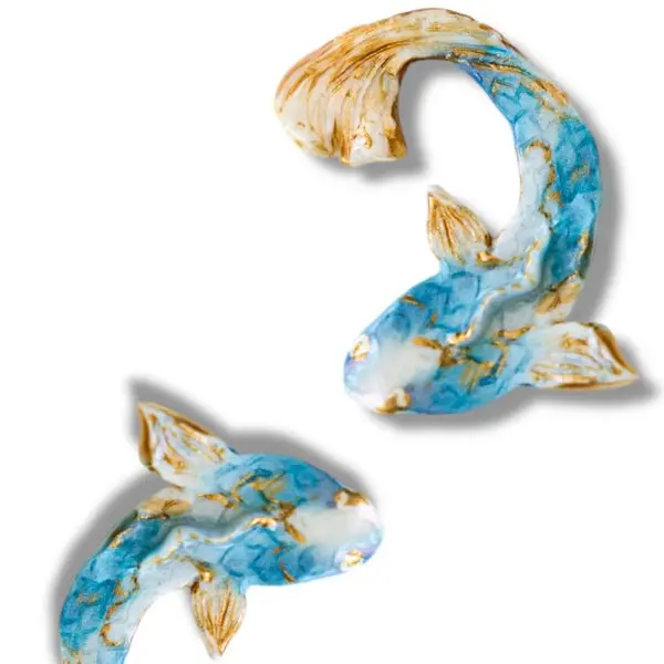 SUNSET MAGIC STUDIO Koi Asymmetrical Fish Earrings