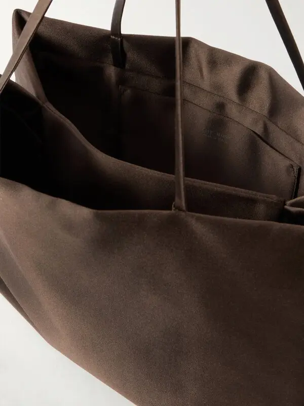 THE ROW Cecily Large Satin Tote