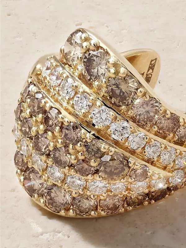 DIANE KORDAS 18-karat Diamond Ear Cuff
