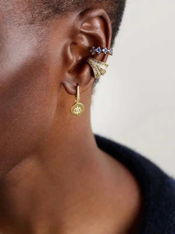 DIANE KORDAS 18-karat Diamond Ear Cuff