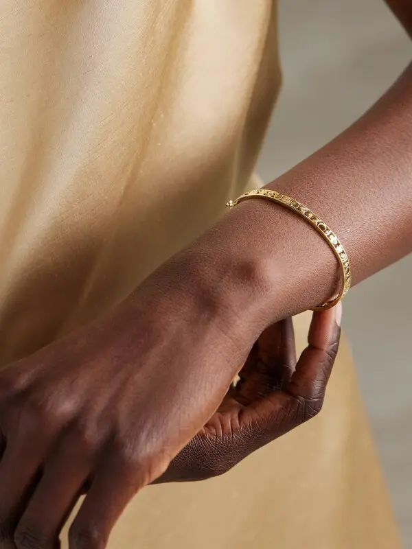 SYDNEY EVAN Open Icon 14-karat Bracelet